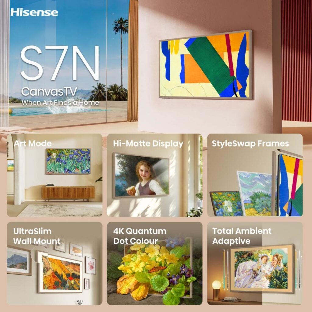 Hisense 55 Inch Canvas TV ULED TV55S7Q(CANVAS) | Mitos Shoppers